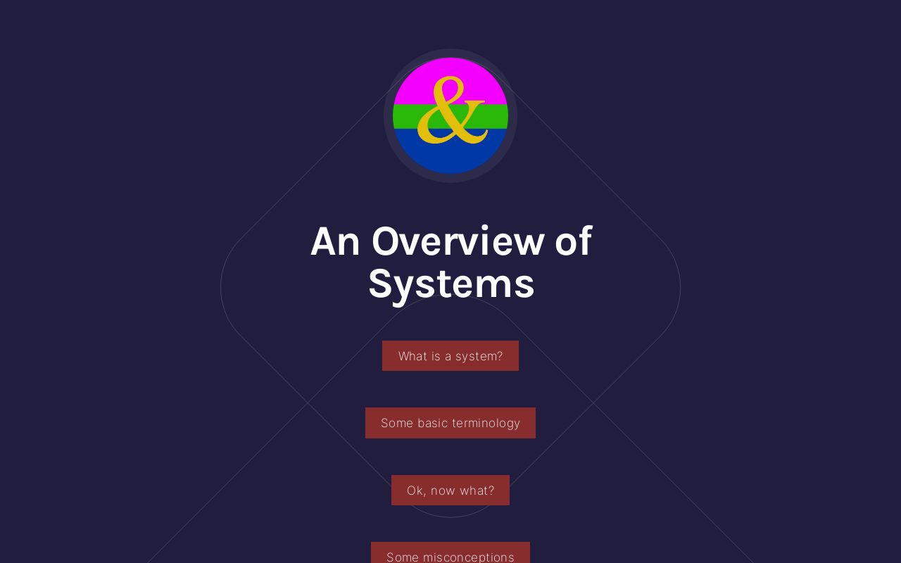 Info about systems!